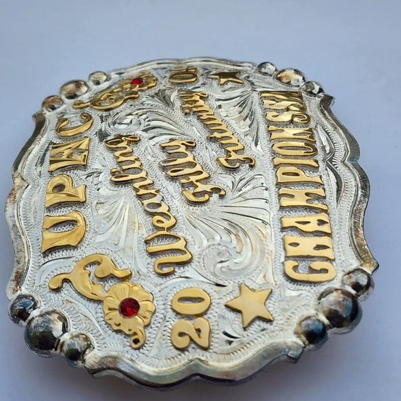 Tres Rios Silver | Accessories | Tres Rios Silver Trophy Belt Buckle ...